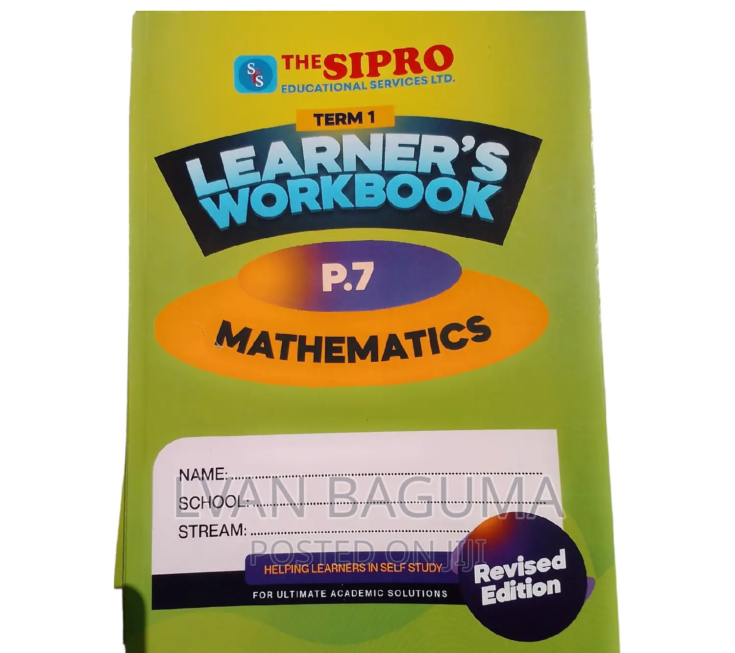 Sipro Learner's Workbook - All Primary Classes and Terms in Central ...