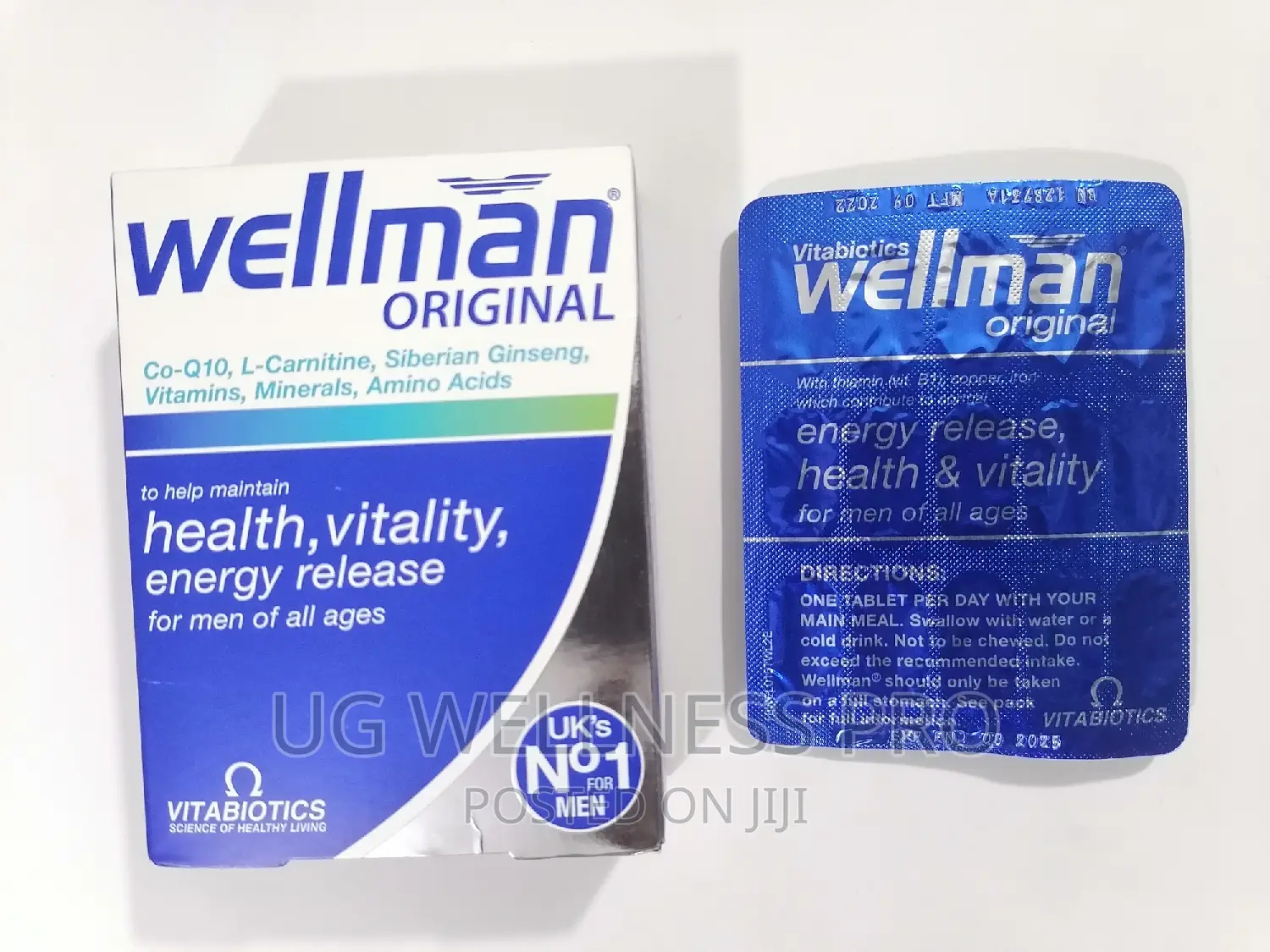 Wellman Original 30 Capsules Multivitamin for Men in Central Division ...