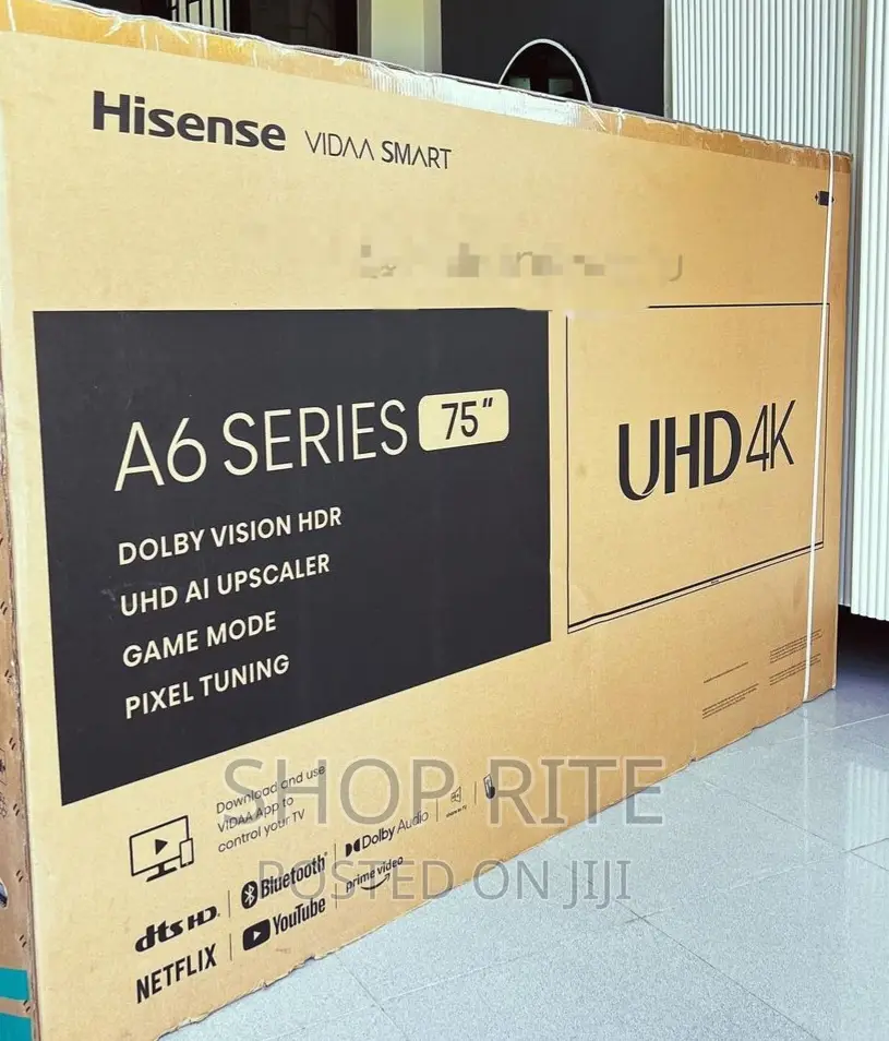 Hisense 75inches Smart Vida Uhd TVS New in Central Division - TV & DVD Equipment, Shop Rite ...