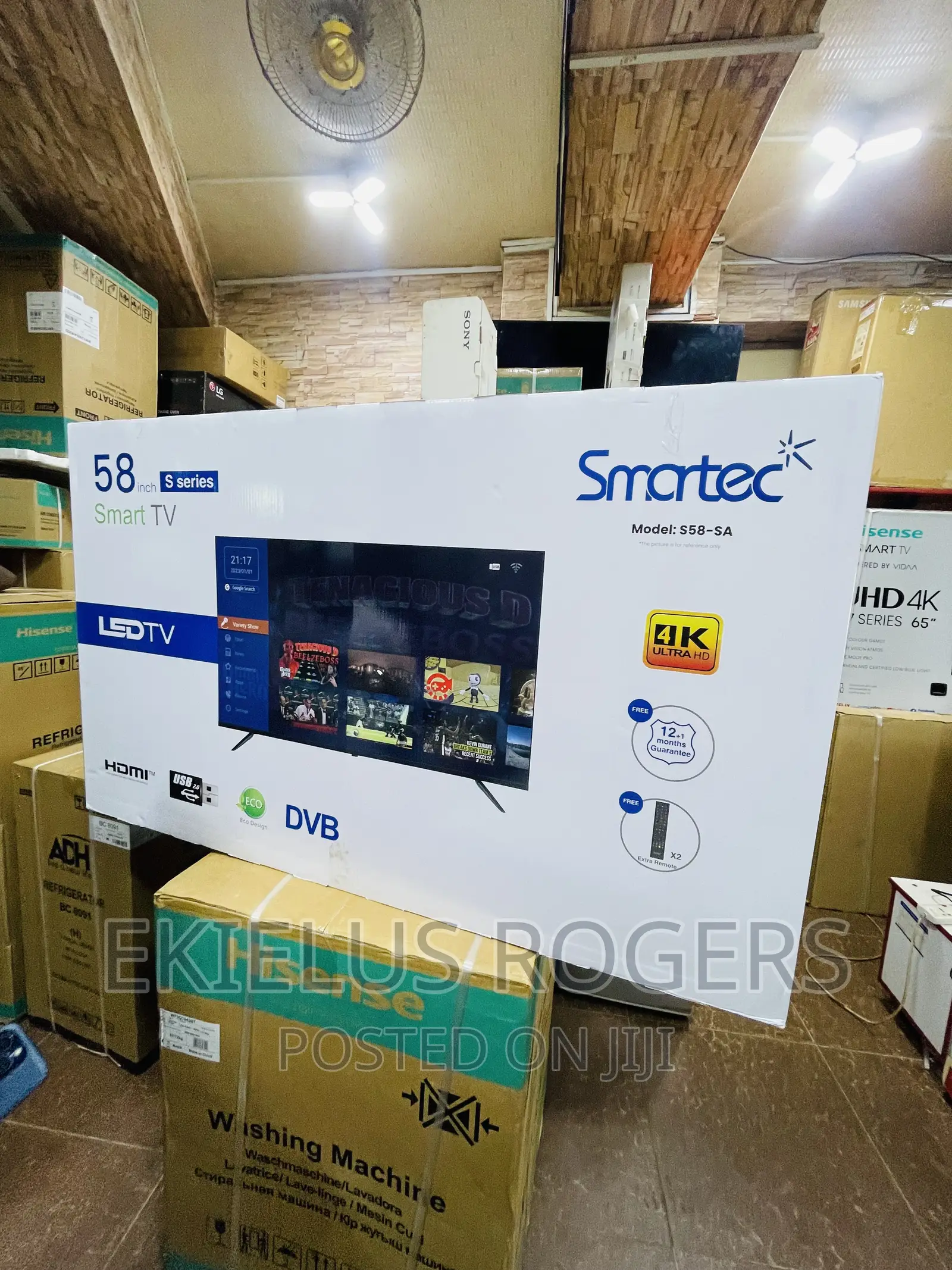 Smartec 58 Inches Uhd Tv for sale - Ekielus Rogers Price: USh 1,280,000 ...