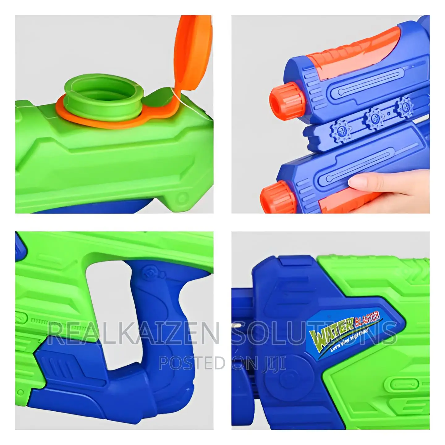 Double Shot 1.7L Long Range Water Blaster Gun for Outdoor in Central ...