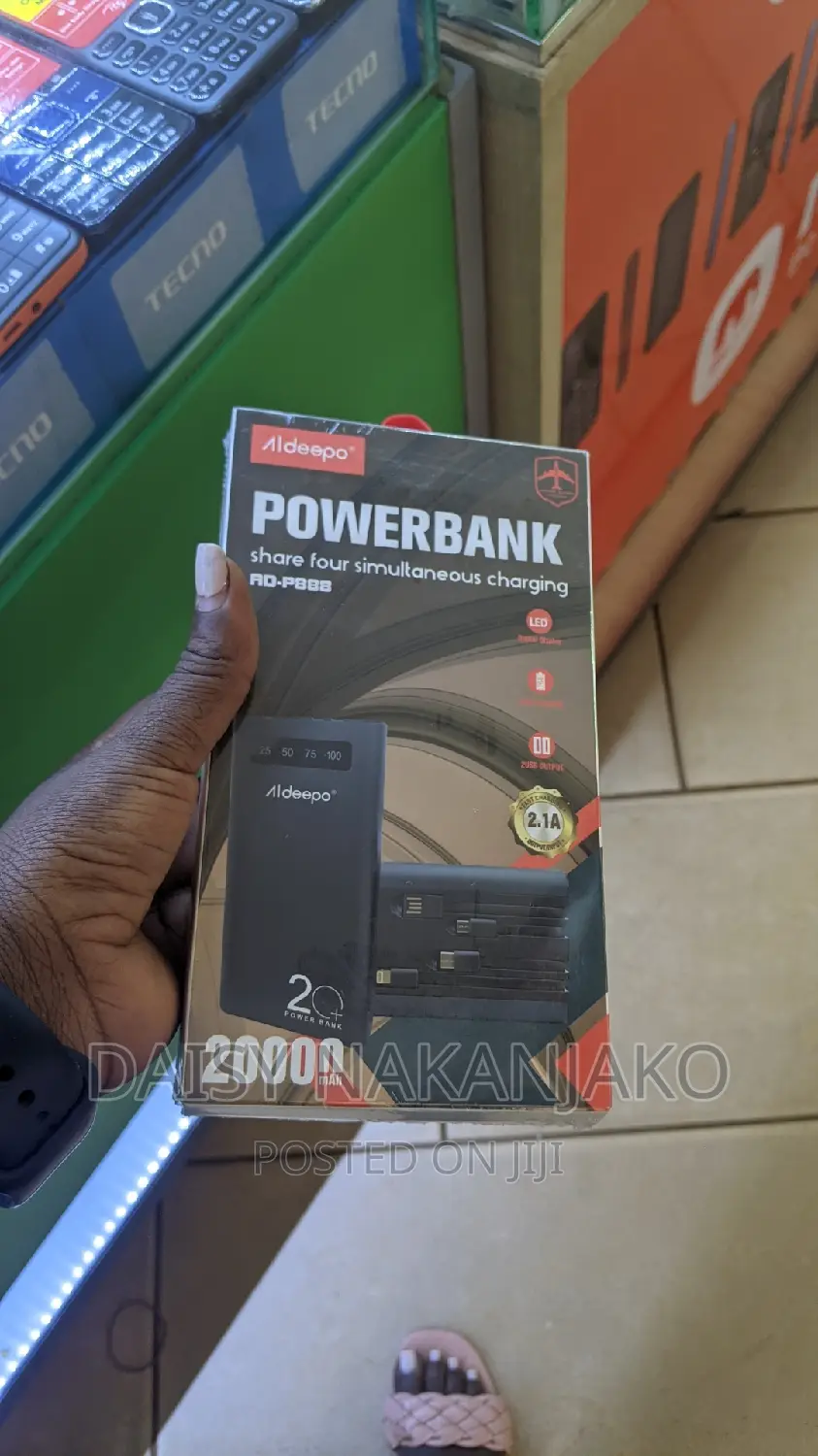 Aldeepo Powerbank 20000mah Metallic in Central Division - Accessories ...