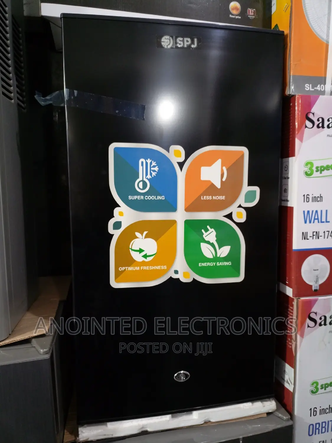 SPJ Fridge 120L Black in Central Division - Kitchen Appliances ...