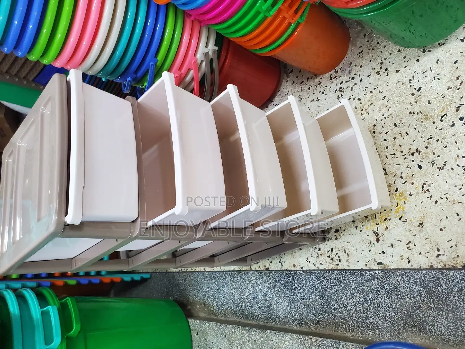 Storage Plastic Cabinet Trolley 5 Drawers in Central Division - Home ...