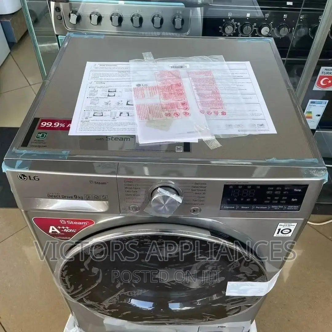 LG Washing Machine 9kg Frontloader in Central Division - Home Appliances, Victors Smart ...