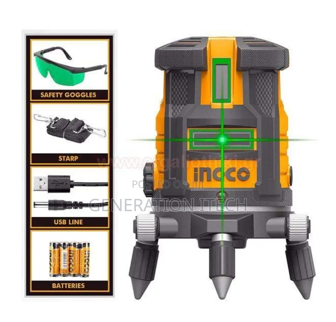 Ingco Self-Leveling Line Laser(Green Laser Beam) HLL305205 in Central ...
