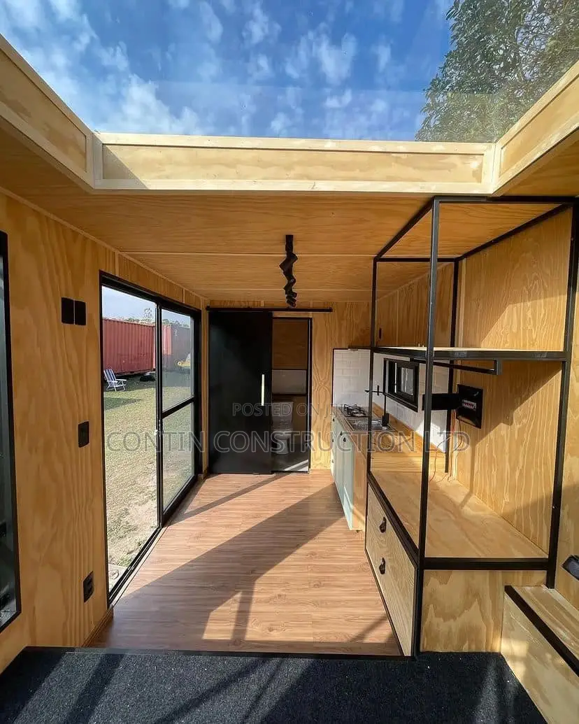 Laminated Container House Construction in Central Division - Building ...