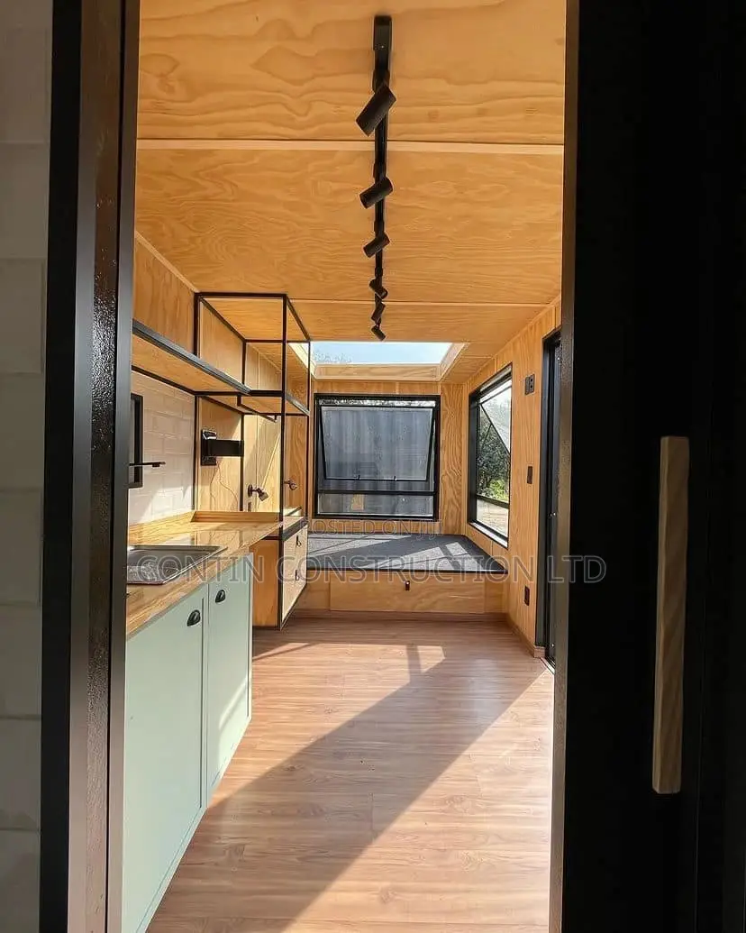 Laminated Container House Construction in Central Division - Building ...