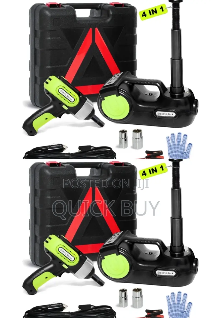 4 in 1 Electric Car Jack /Hydraulic Jack Tire Compressor in Central ...