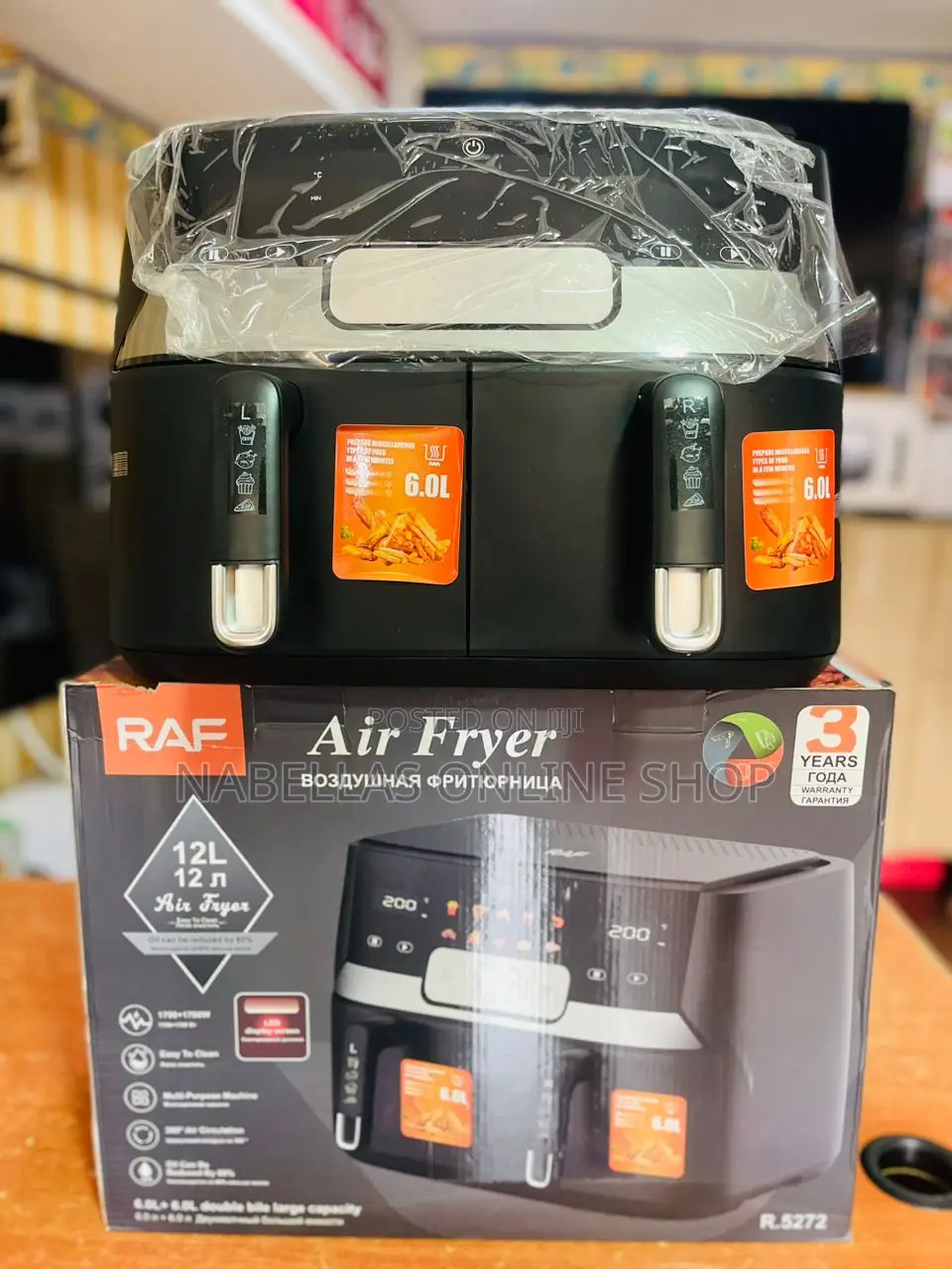 Original RAF 12L Double Air Fryer/ Airfryer With Warranty in Central Division - Kitchen ...