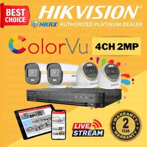 HIK Vision 4 Channel CCTV Camera Full Kit Colorvu Azip in Central ...