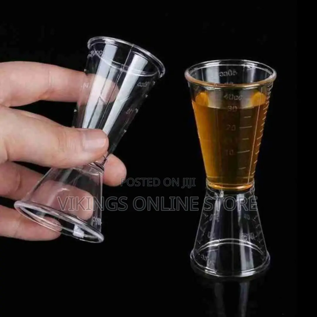 2 Pc 40cc Double Acrylic Jigger Cocktail Shot Glasses in Central ...