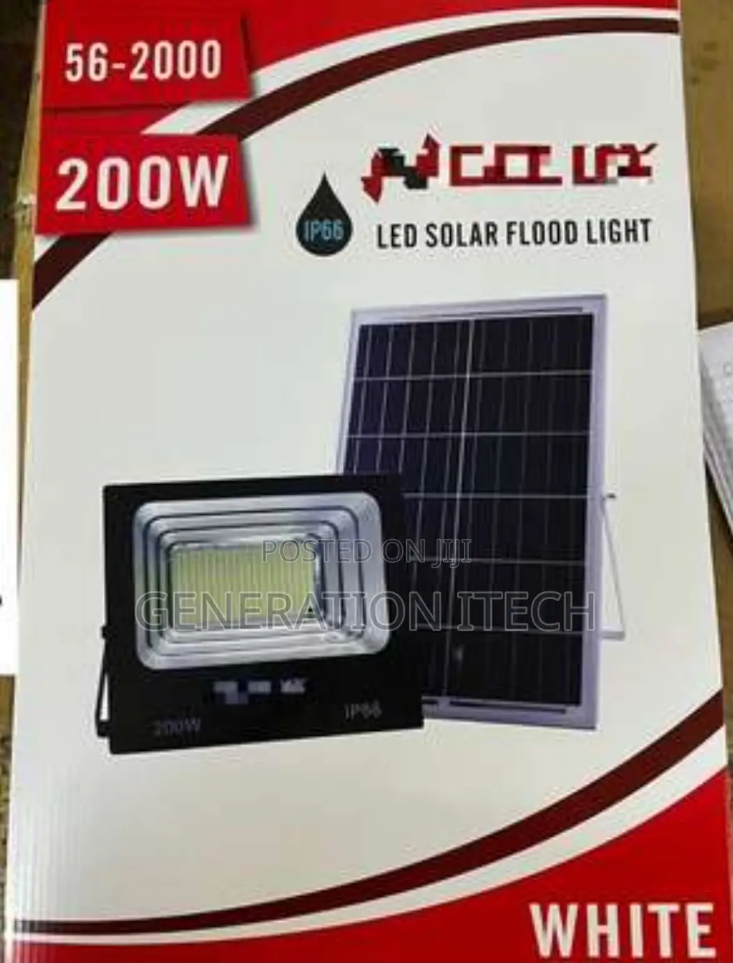 Solar Powered Flood Street Light-200 Watts - Neelux in Central Division ...