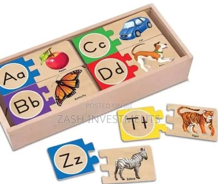 Wooden English Alphabet Kids Puzzle in Central Division - Toys, Games ...