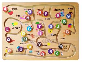 ABC Kids Alphabet Wooden Maze Puzzle Game in Central Division - Toys, Herald Kasule | Jiji.ug