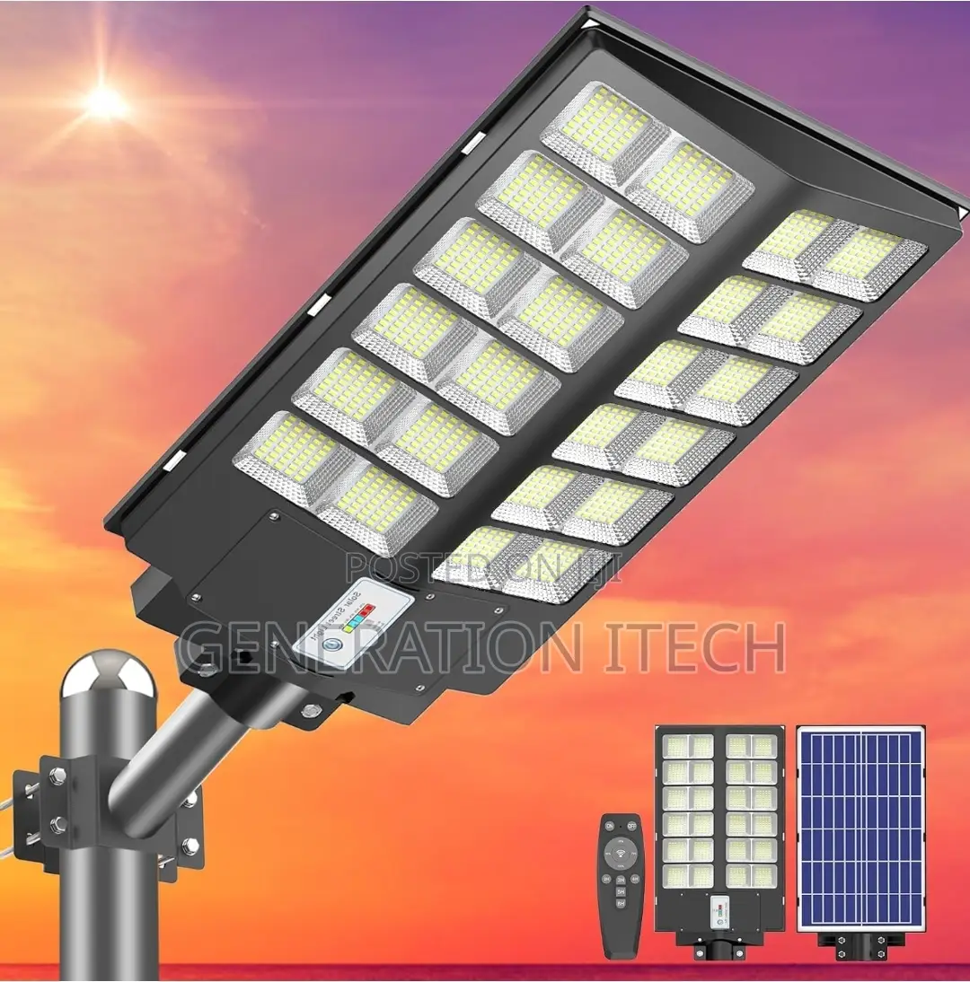 1500W Solar Street Light Waterproof With Remote Control in Central ...