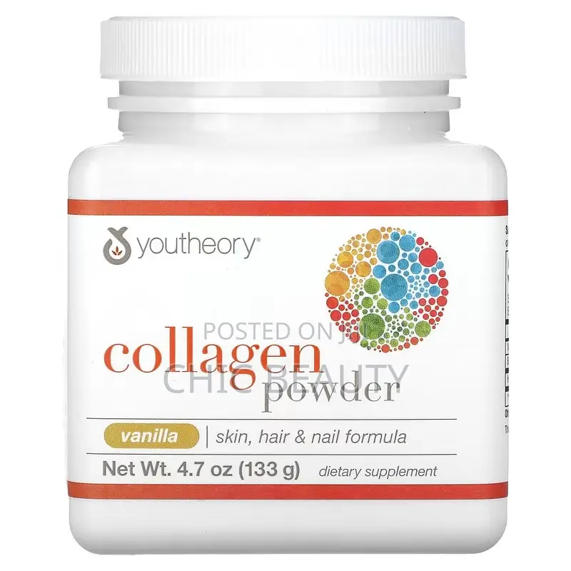 Youtheory, Collagen Powder, Vanilla , 4.7 Oz (133 G) in Central ...