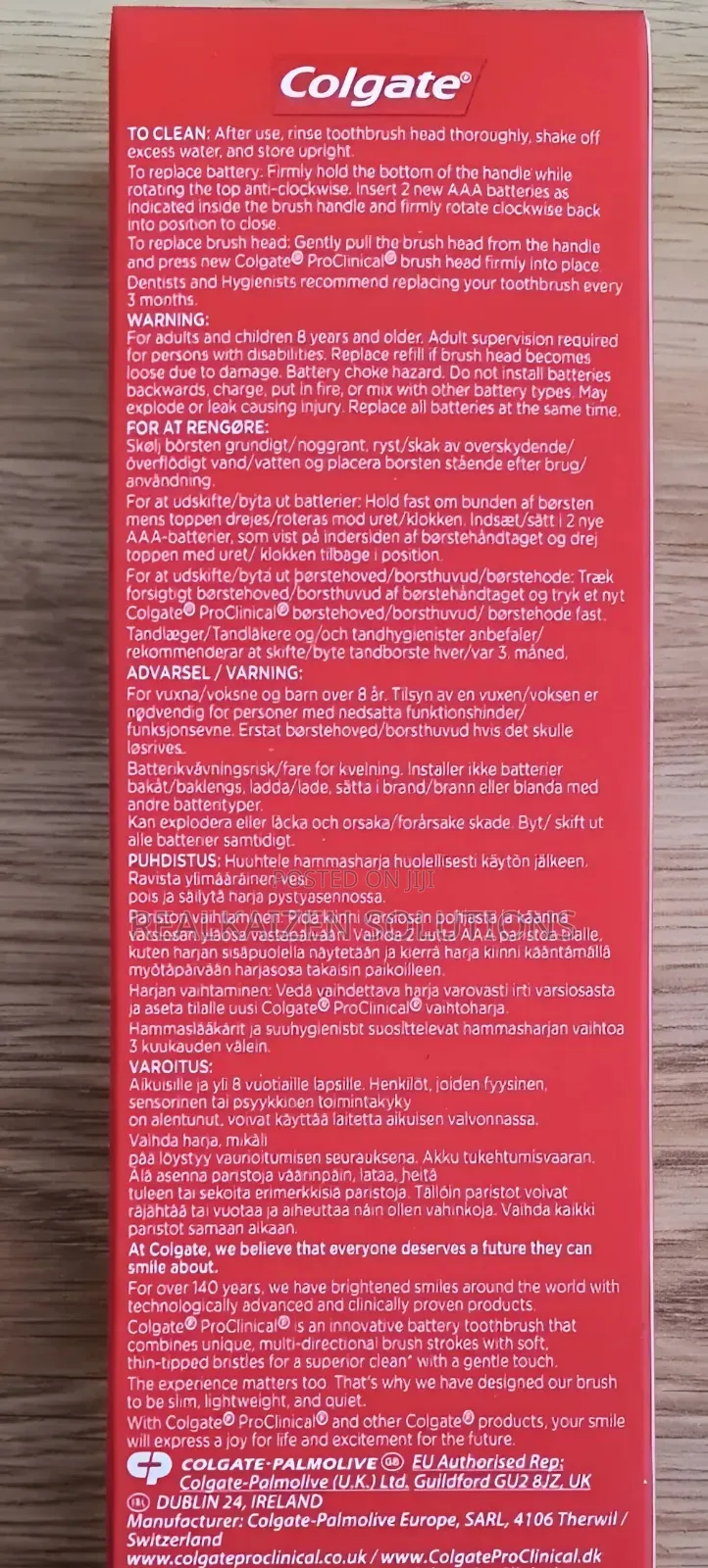 COLGATE Proclinical 150 Battery Operated Electric Toothbrush in Central ...