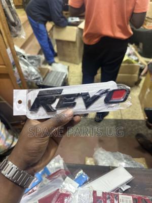 Hilux Revo Matte Black Emblem / Word in Central Division - Vehicle ...