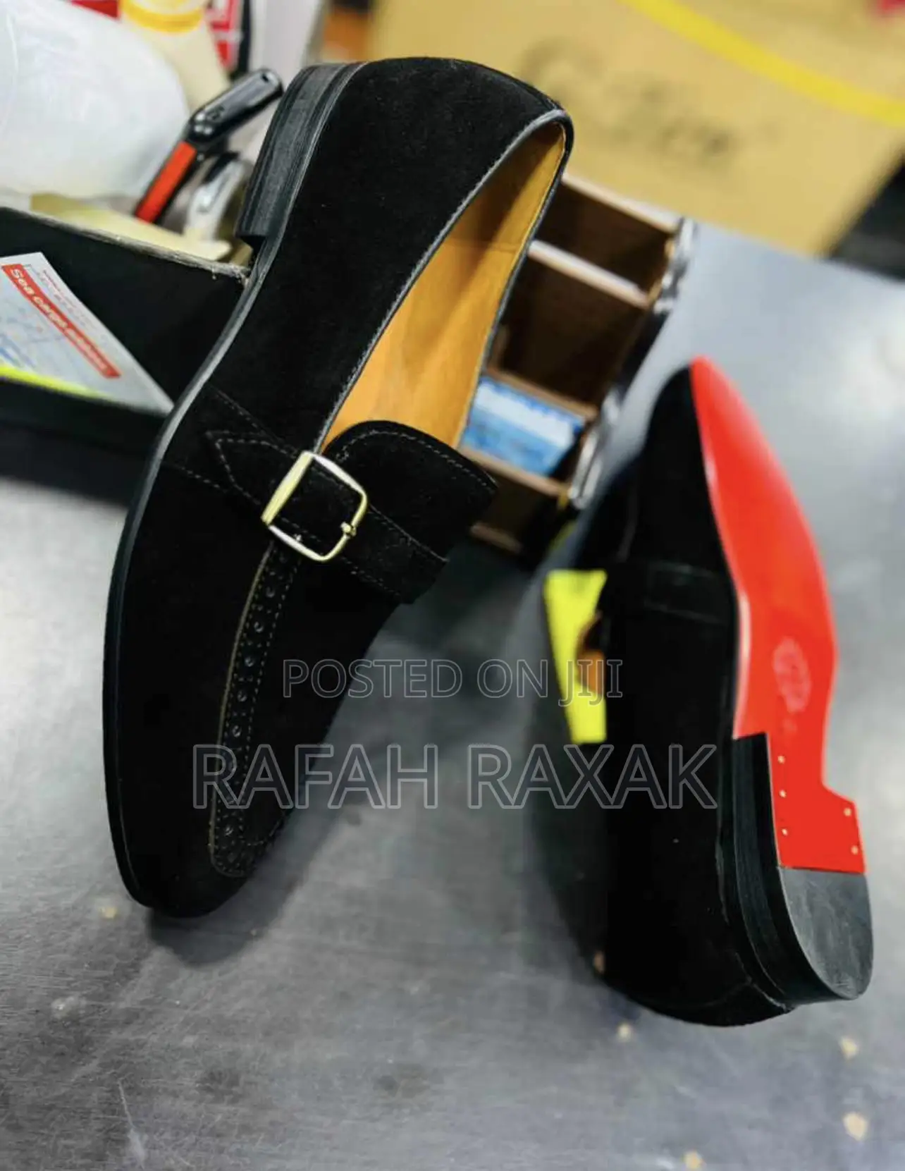 Original Gucci Suede Gentle Loafers in Central Division - Shoes, Rafah ...