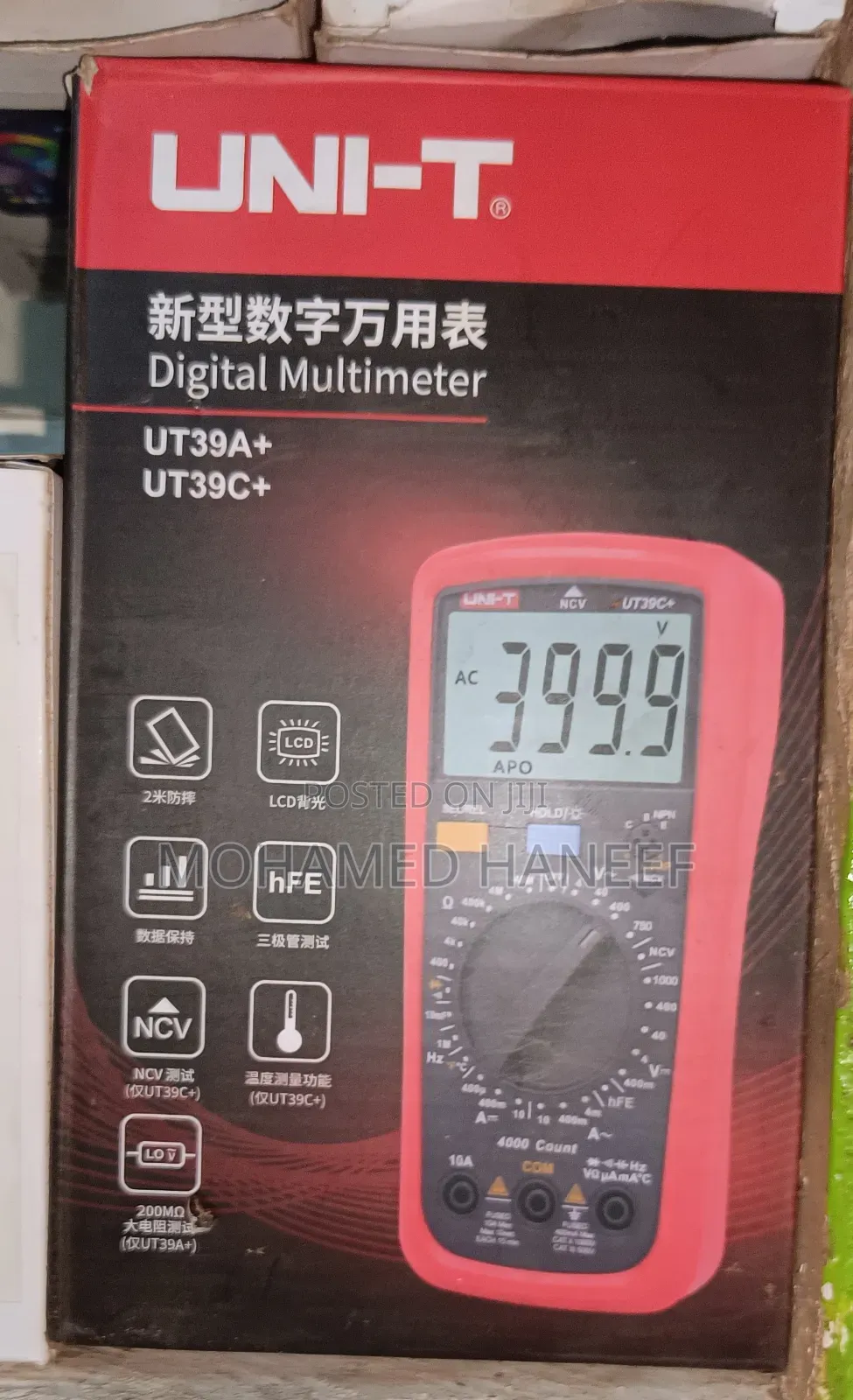 Uni T Multimeter Ut39a+ Ut39c+ in Central Division - Measuring & Layout ...