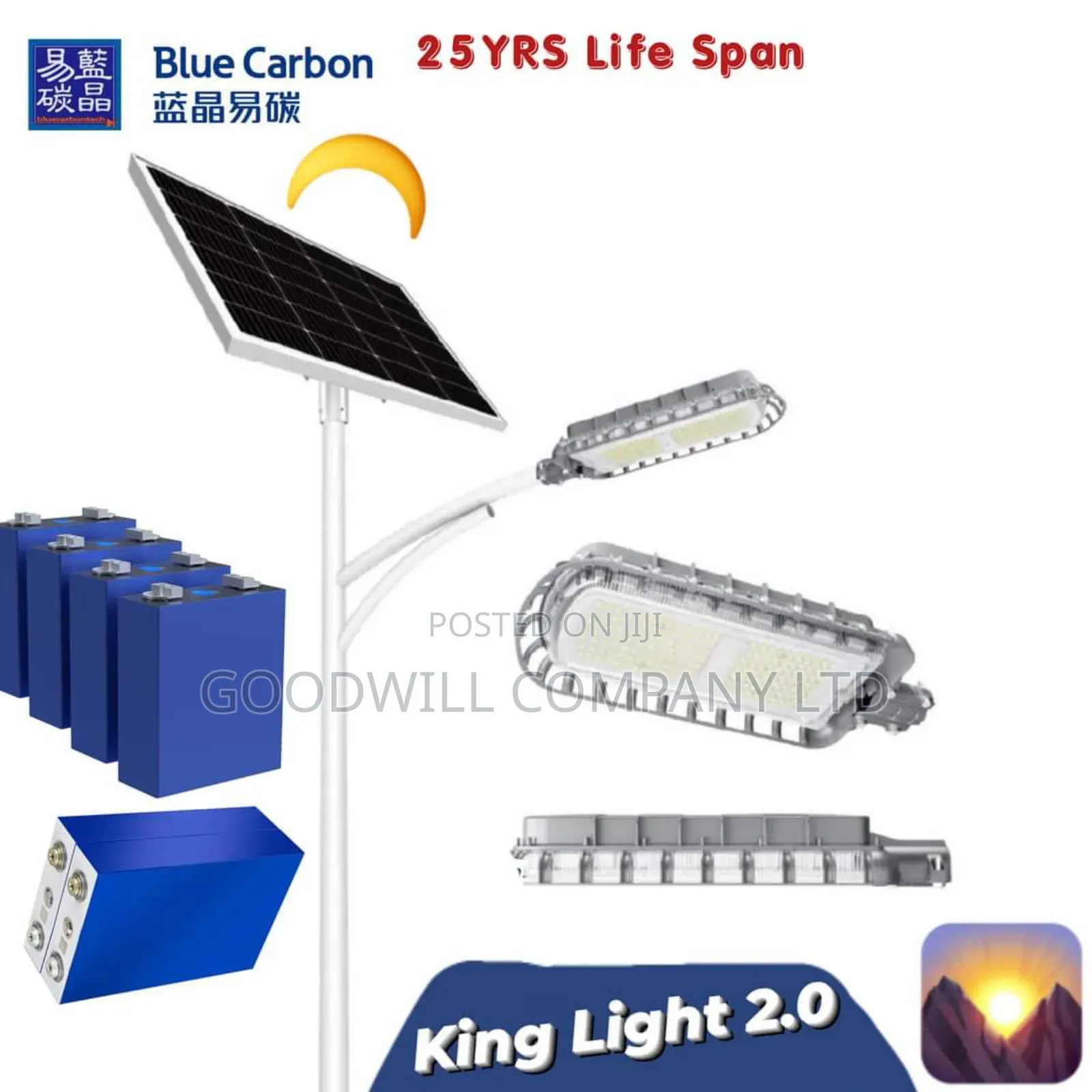 2.0 Blue Carbon King Solar Street Light (American Brand) in Central ...
