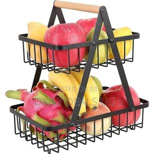 Metallic 2 Layer Fruit Rack in Central Division - Kitchenware ...