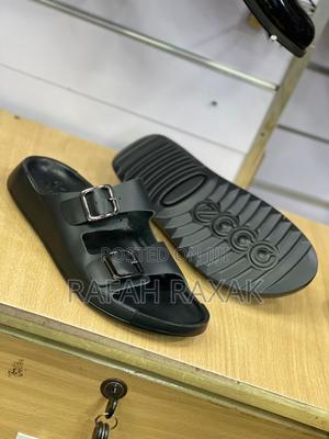 Original Triple Black Ecco Leather Sandals in Central Division - Shoes ...