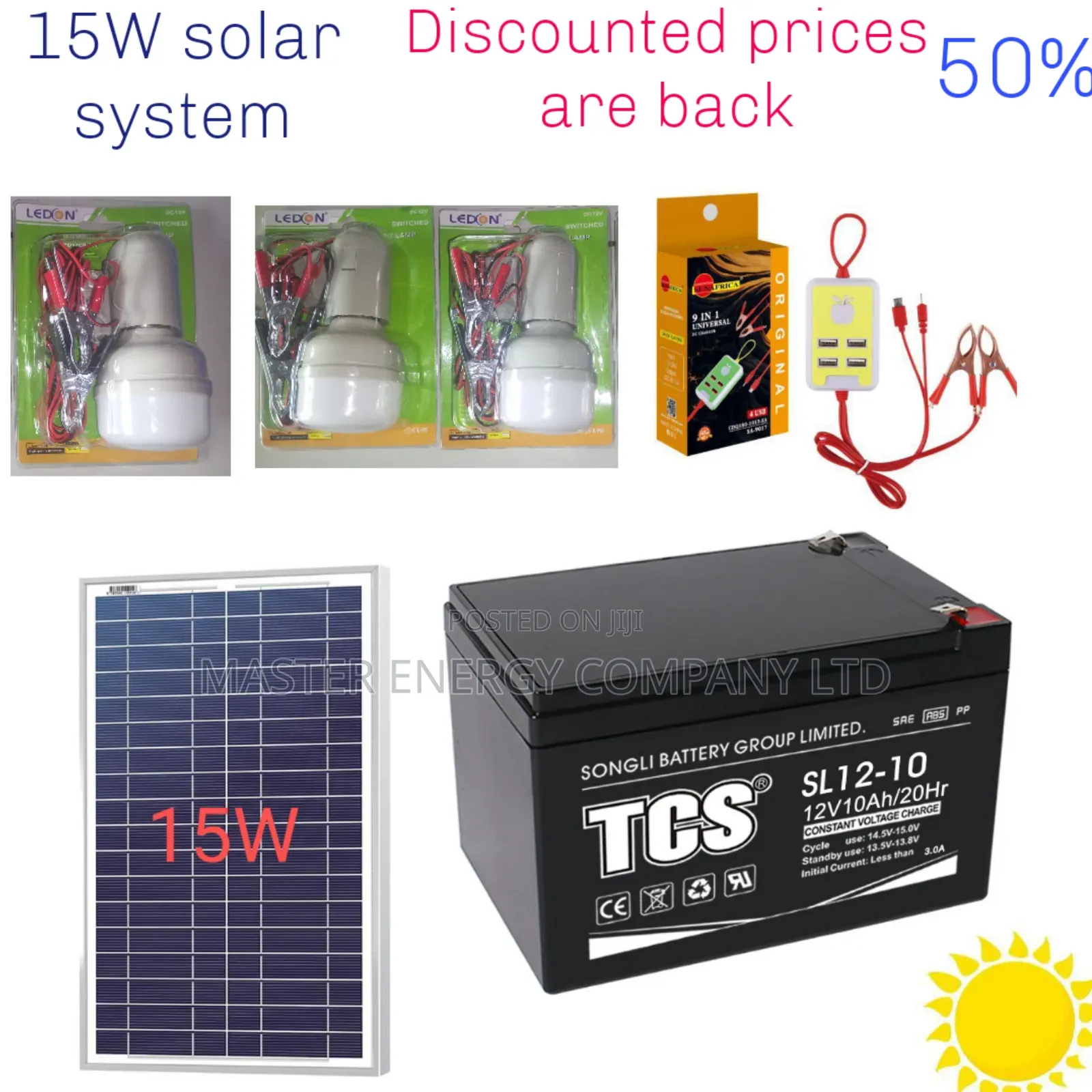 15w Solar System Full Kit German Technology in Central Division ...