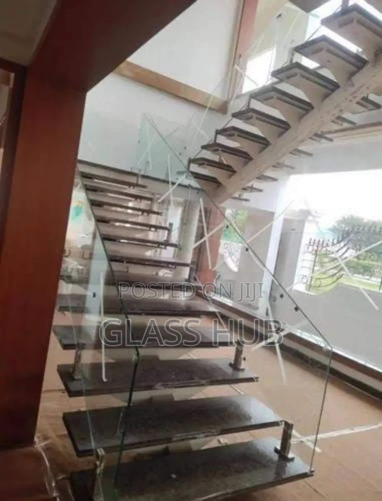 Glass Staircase Installation in Central Division - Building & Trade ...