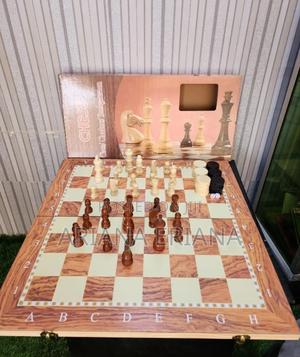 Foldable 3 in 1 Wooden Chess Board Set in Central Division - Books ...