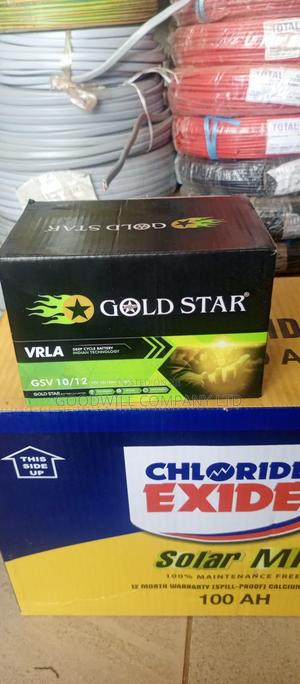 12ah Heavy Duty Gold Star Solar Battery in Central Division - Solar ...