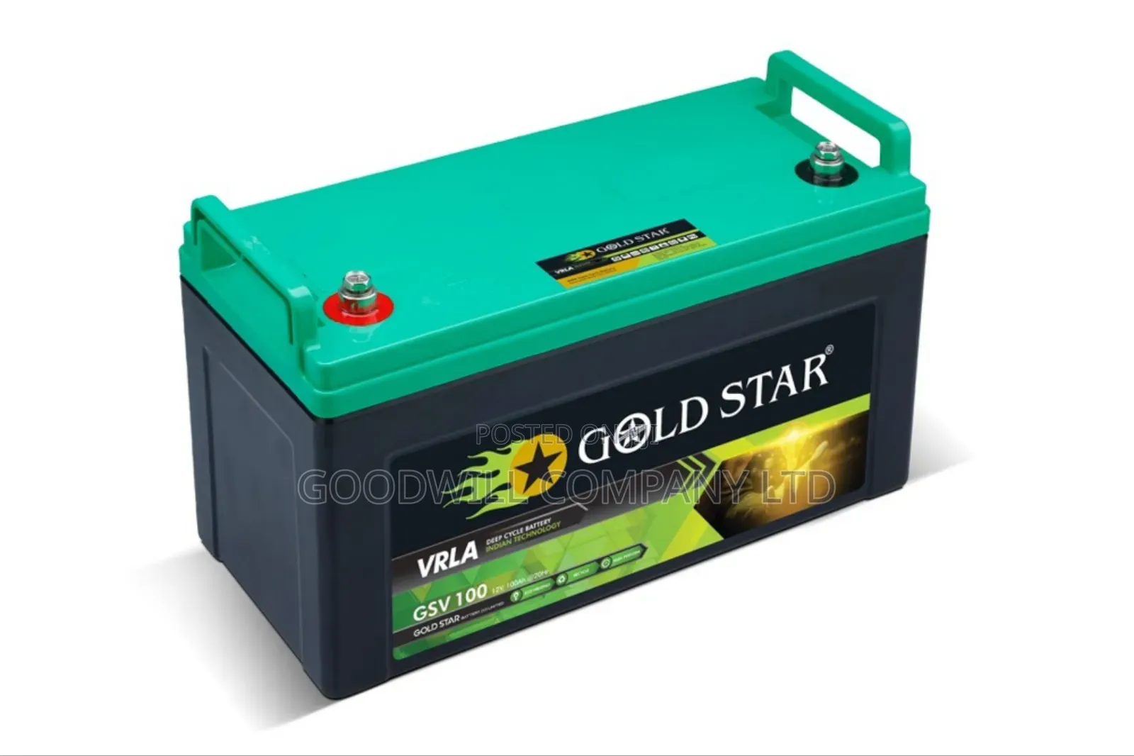 100ah Gold Star Solar Battery Highest German Technology in Central ...