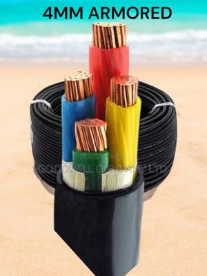 4mm 4 Core Armored Cable/Underground Cable Pure Copper in Central Division - Electrical ...