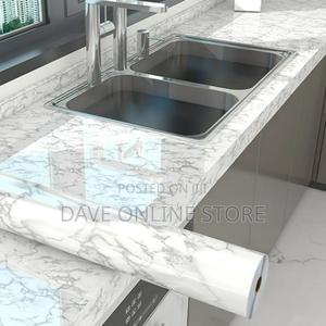 5M Marble Self Adhesive Vinyl Waterproof Stickers White in Central ...