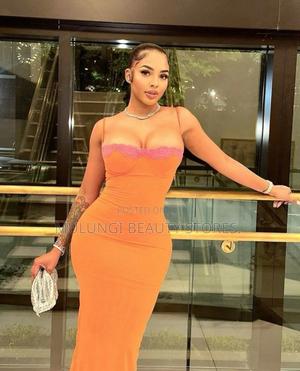 Lace Up Maxi Dress Bodycon Elegant Dress in Central Division - Clothing ...