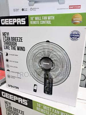 Geepas 16" Wall Fan With Remote – Black in Central Division - Home ...