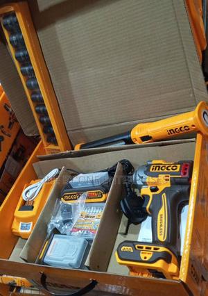 Ingco Cordless Lithium-Ion Impact Wrench 2 Battery and Torch in Central ...