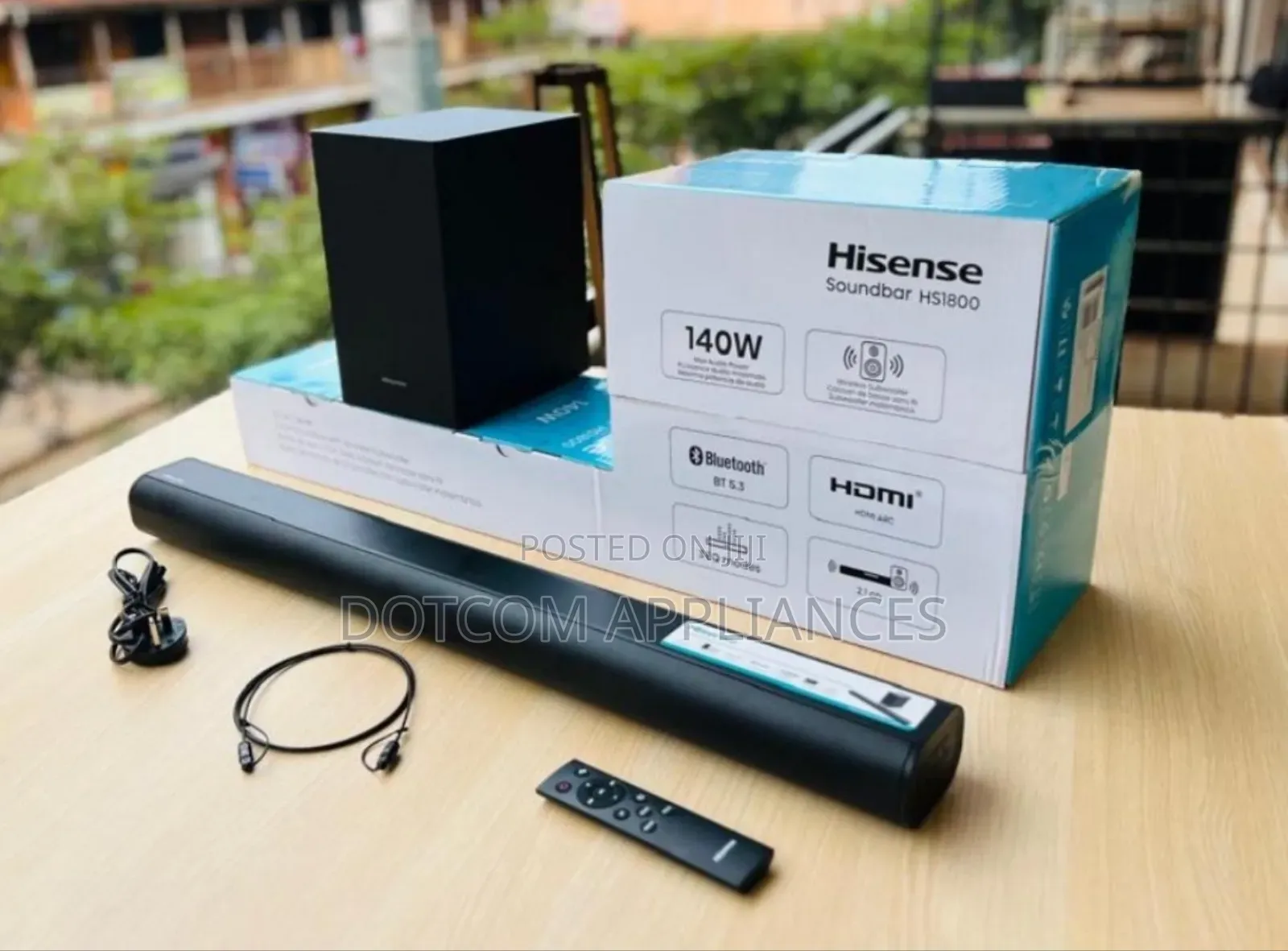 Hisense Brand New Wireless Sound Bar Systems. Hs-1800 in Central ...