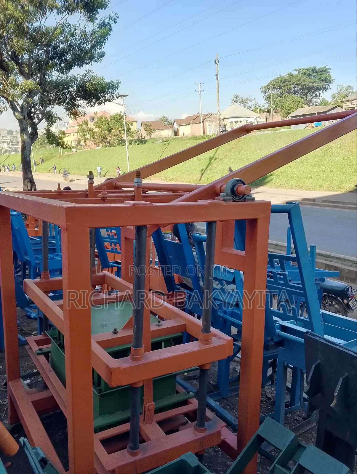 Both Automatic and Electric Brick Making Machine - Richard Bakyayita ...