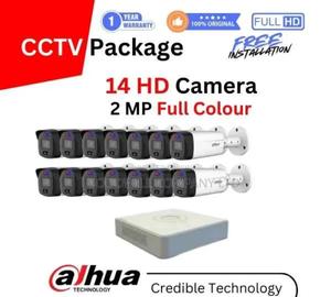 16 Channel Dahua Colorvu CCTV Camera Full Kit Minium Colorvu in Central ...