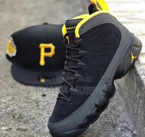 Original Air Jordan 9 Retro Black, Grey and Yellow Sneakers in Central ...