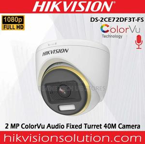 Hikvision 2MP Colorvu 40M Dome Camera Audio 1080P in Kampala - Security ...