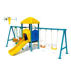 Heavy Duty Outdoor Multi-Play Children's Swing and Slide Set in Central ...