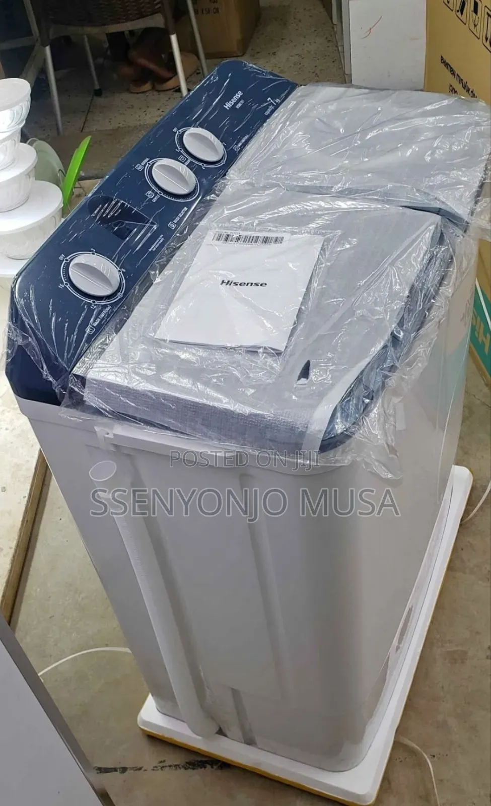 Hisense 7kg Twin Tub Washing Machine Wsbe701-semi-auto-white for sale ...