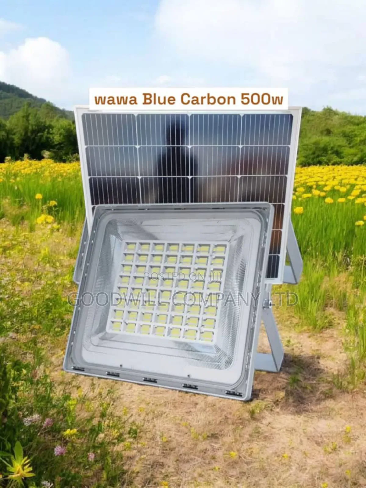 500w Lightener Wawa Blue Carbon Solar Flood Light in Central Division - Electrical Equipment ...