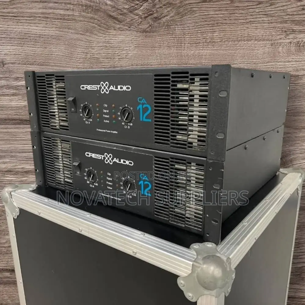 CA12 Amplifier 12 Channels Crest Audio Make in Central Division - Audio ...