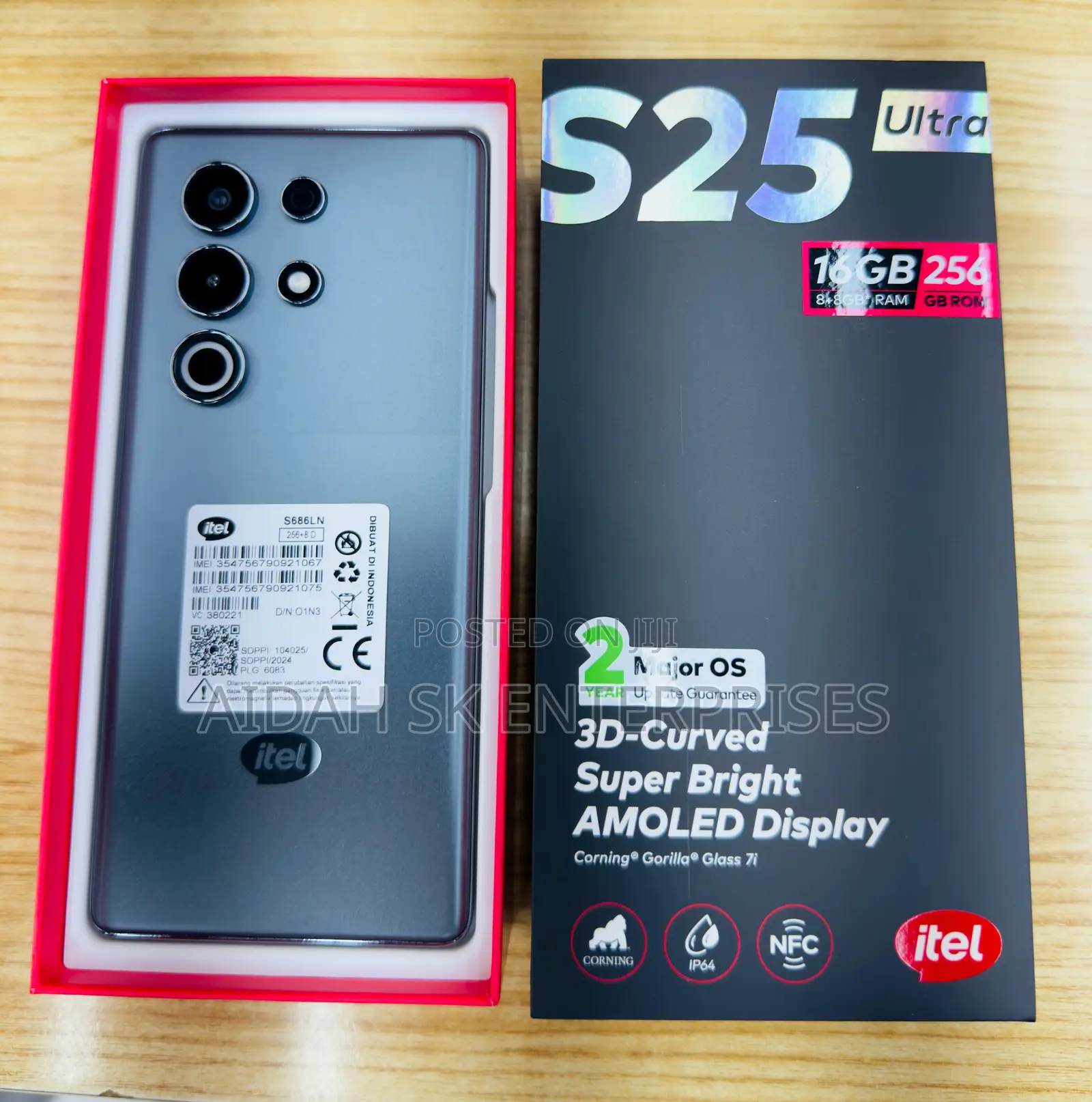 New Itel S25 Ultra 256 GB Black in Central Division - Mobile Phones ...