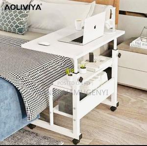 Plain White Laptop Table With Plain White Stands in Central Division ...