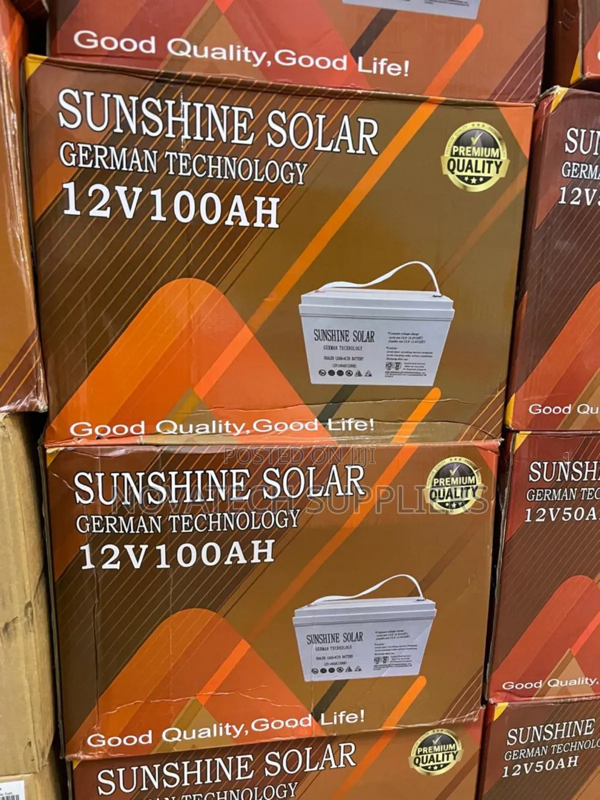 100ah German Technology Sunshine Solar Battery Moch in Central Division ...